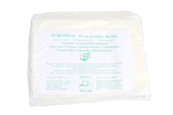 FORMIDOL 41g proužky pro léčení Varroázy